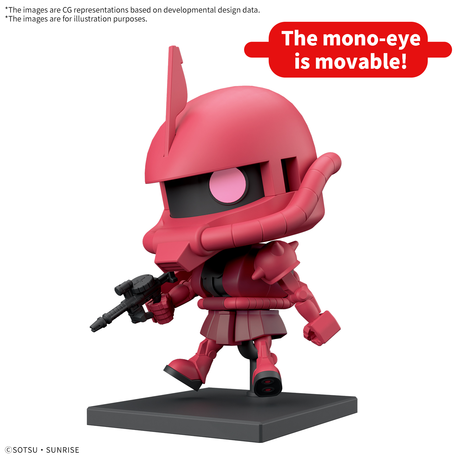 Char Zaku-Kun Dx Set (with Runner ver. Recreation Parts) Bandai