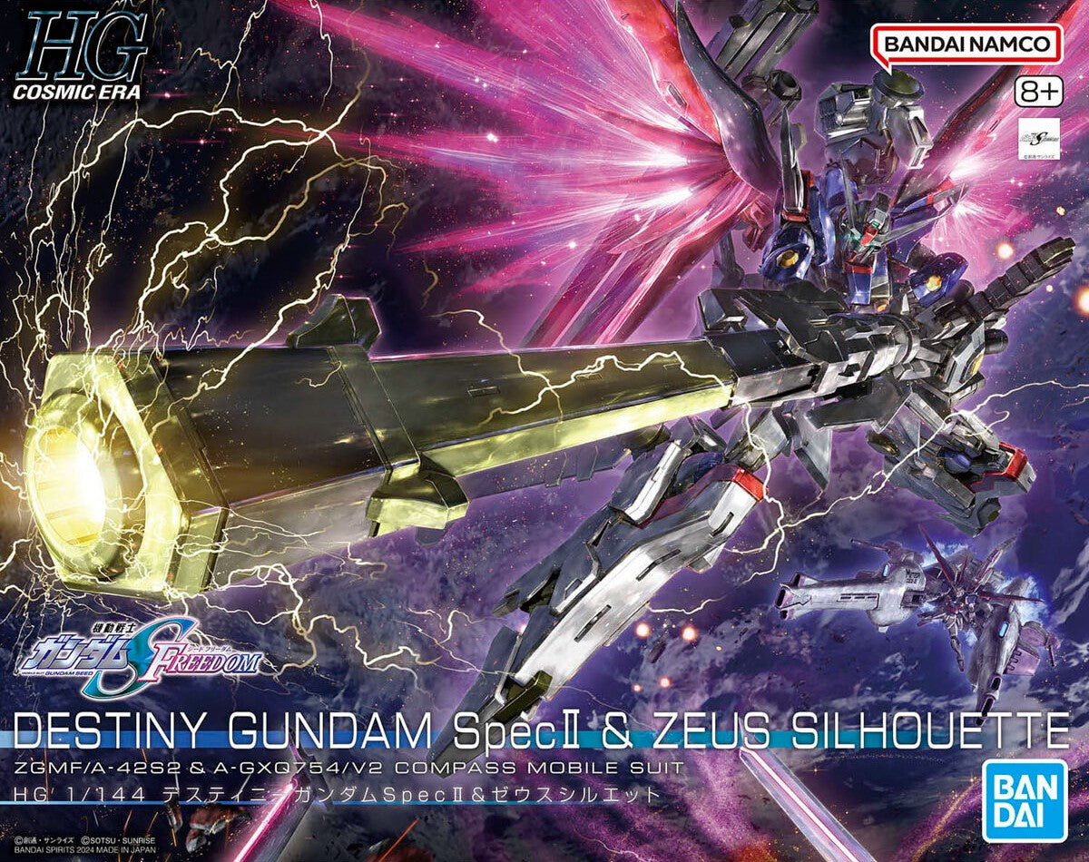 HG 1/144 Destiny Gundam Spec II & Zeus Silhouette - Mobile Suit Gundam ...