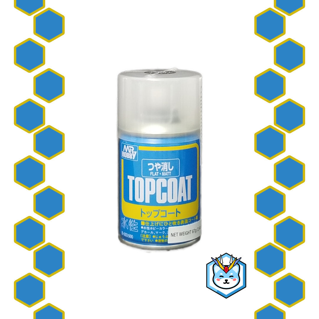 Mr. Top Coat Flat Spray - Mr. Hobby Top Coat