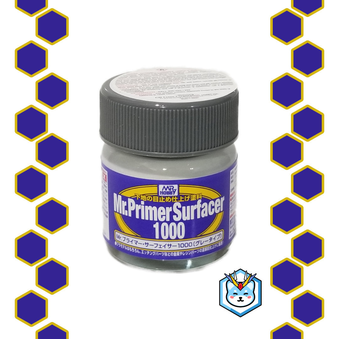 Mr. Primer Surfacer 1000 Gray - Mr. Hobby Primer